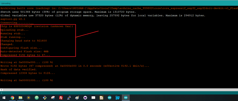 Как установить ESP32 в Arduino IDE